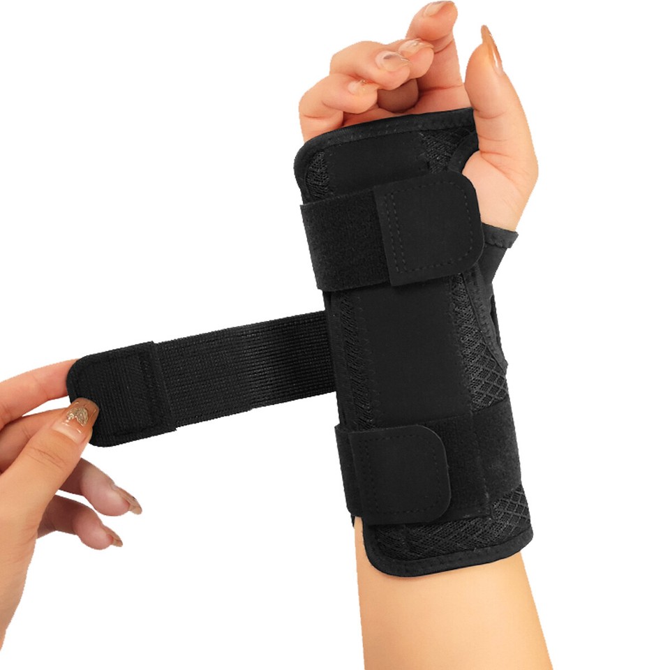 NHS Wrist Support Brace Splint Carpal Tunnel Sprain Strain Arthritis ...
