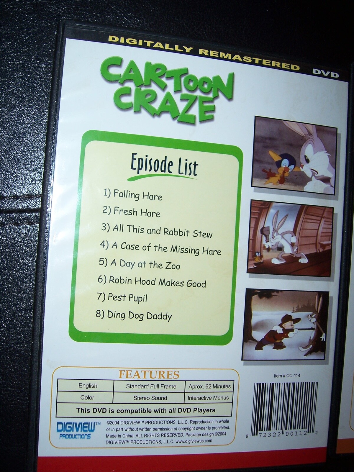 Lot of 3 Cartoon Craze DVDs - Superman, Betty Boop, Bugs Bunny | eBay