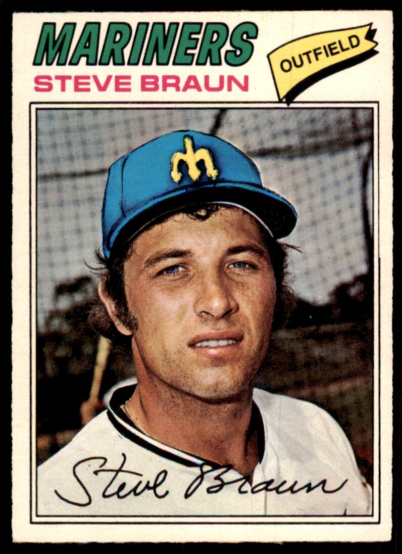 1977 O-PEE-CHEE STEVE BRAUN SEATTLE MARINERS #123 | eBay