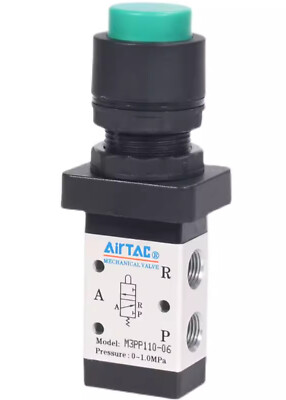 AIRTAC Push Button Mechanical Valves M3PP110-06 /M3PP11006 | eBay