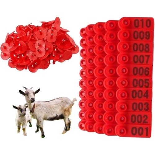 100pcs Multi-color Goat Number Tag Ear Tags for Goats | eBay UK
