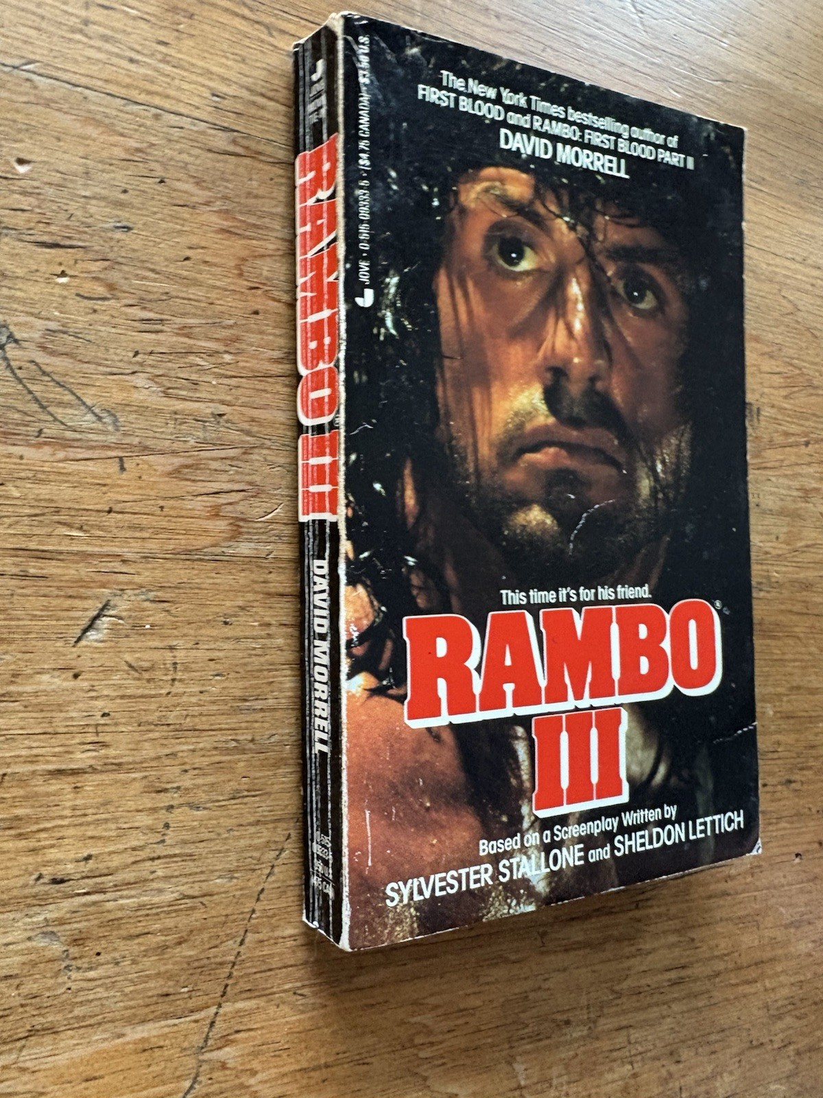 Rambo III 3 David Morrell 1988 Paperback Sylvester Stallone Vintage ...