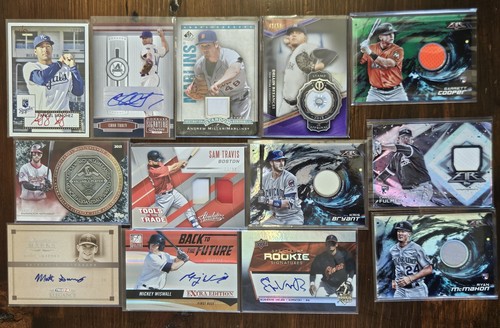 Lot of 49 Baseball Cards only Autograph and Relic. Includes #'d ...
