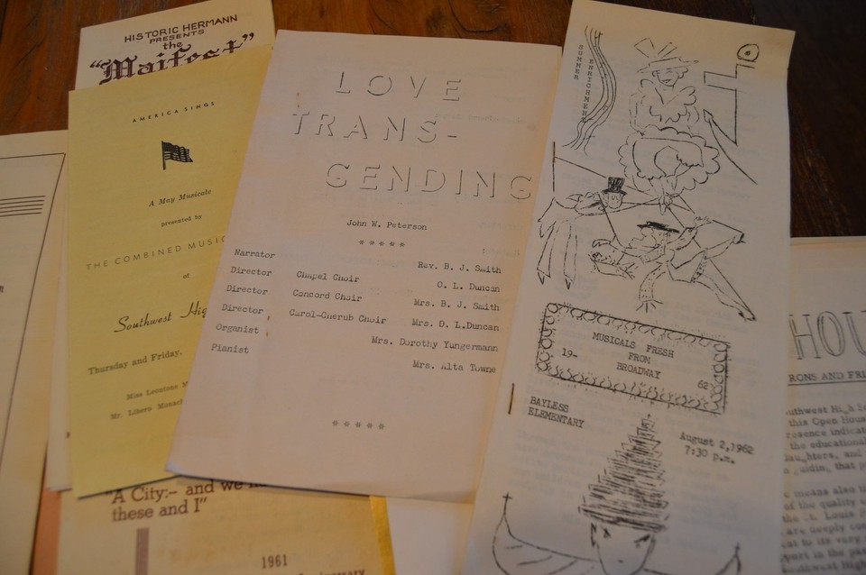 Vintage Lot 1950s-1960S,School Programs,Southwest Longhorns High School ...