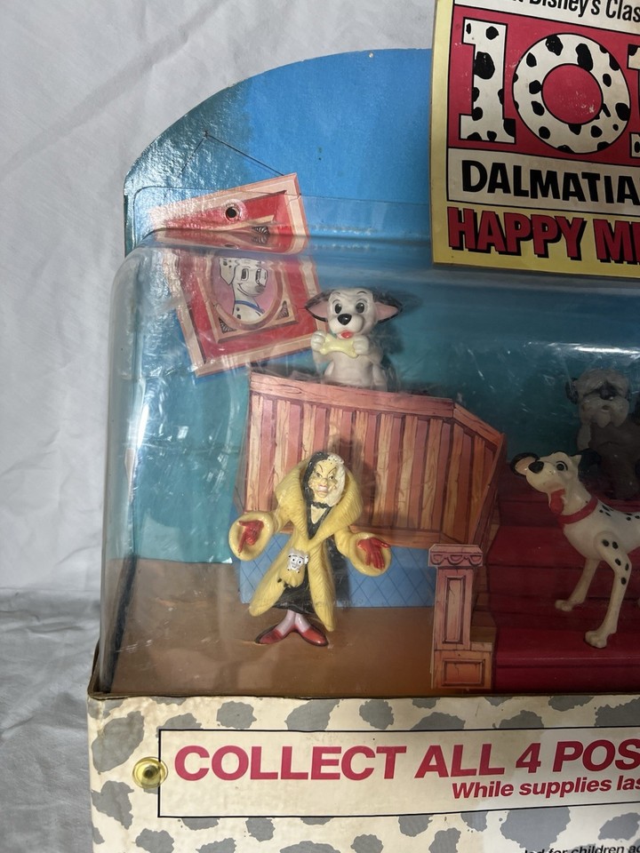1991 Mcdonald’s 101 Dalmatians Happy Meal Toy Display & Characters ...