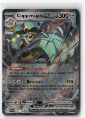 Copperajah ex 150/193 Holo - Paldea Evolved - Pokemon TCG NM | eBay