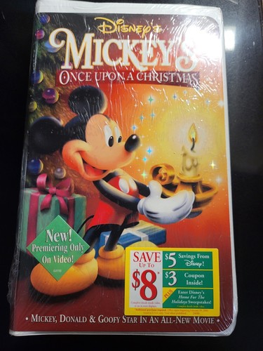 Mickey's Once Upon A Christmas VHS Clamshell (Sealed) | eBay