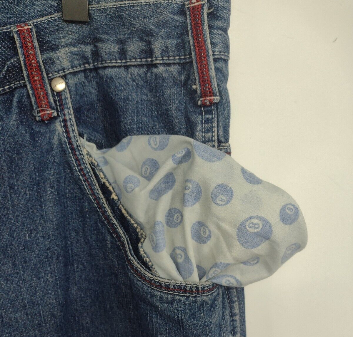 Vintage Y2K 90s Joe Boxer Double Knee Cargo Baggy Den… - Gem