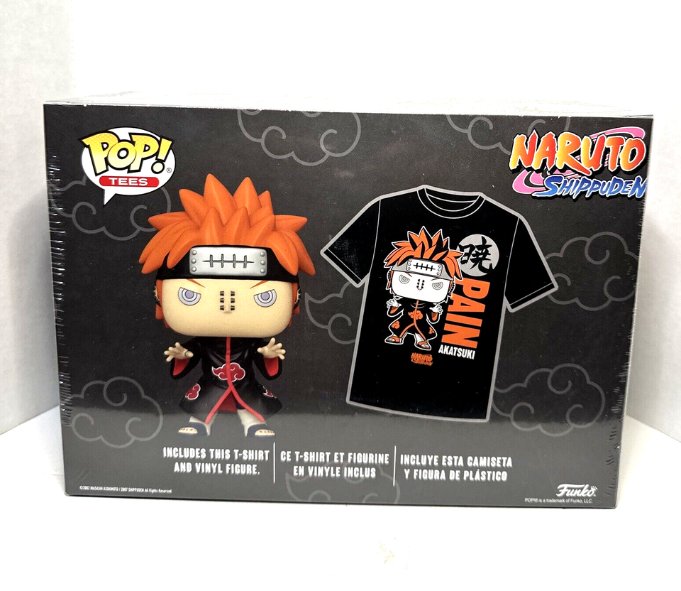 Funko Pop! Naruto Shippuden Akatsuki Pain GITD #934 with T-shirt (XL ...