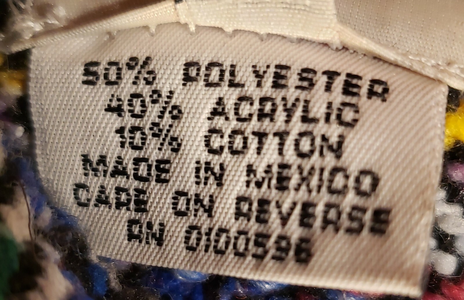 RARE VTG Earth Ragz Boho Hippie Reggae Rasta Poncho D… - Gem