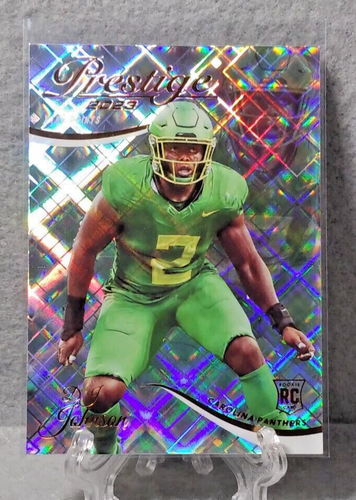 2023 Panini Prestige Xtra Points DJ Johnson #330 Diamond Holo RC ...