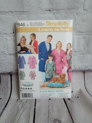 Simplicity Learn To Sew 1946 Sewing Pattern Robes size XS to L | eBay