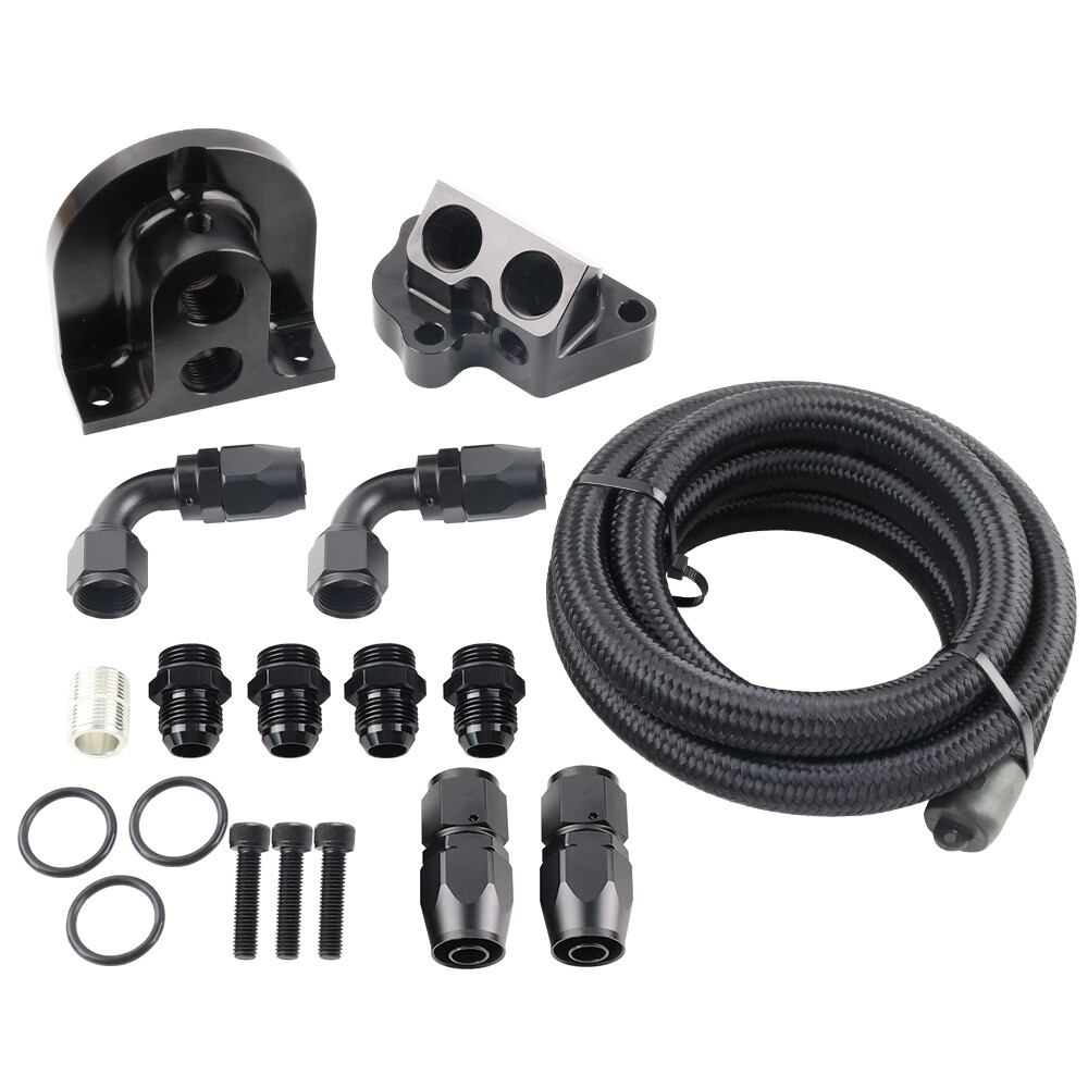 Oil Filter Relocation Kit for Ford Mustang GT / F150 5.0 5.2 Coyote ...