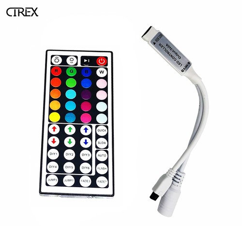 5050 3528 RGB 12V LED STRIP LIGHT 44 KEY IR Remote Controller | eBay