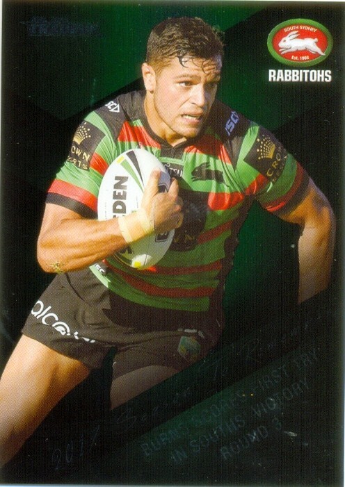 2018 NRL Traders 2017 Season to Remember SR36/48 Burns First TRY ...