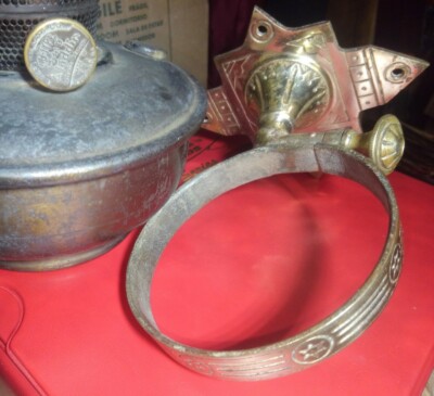 1901 Northern Pacific Pullman Engraved Brass Lantern Wall Sconce ...