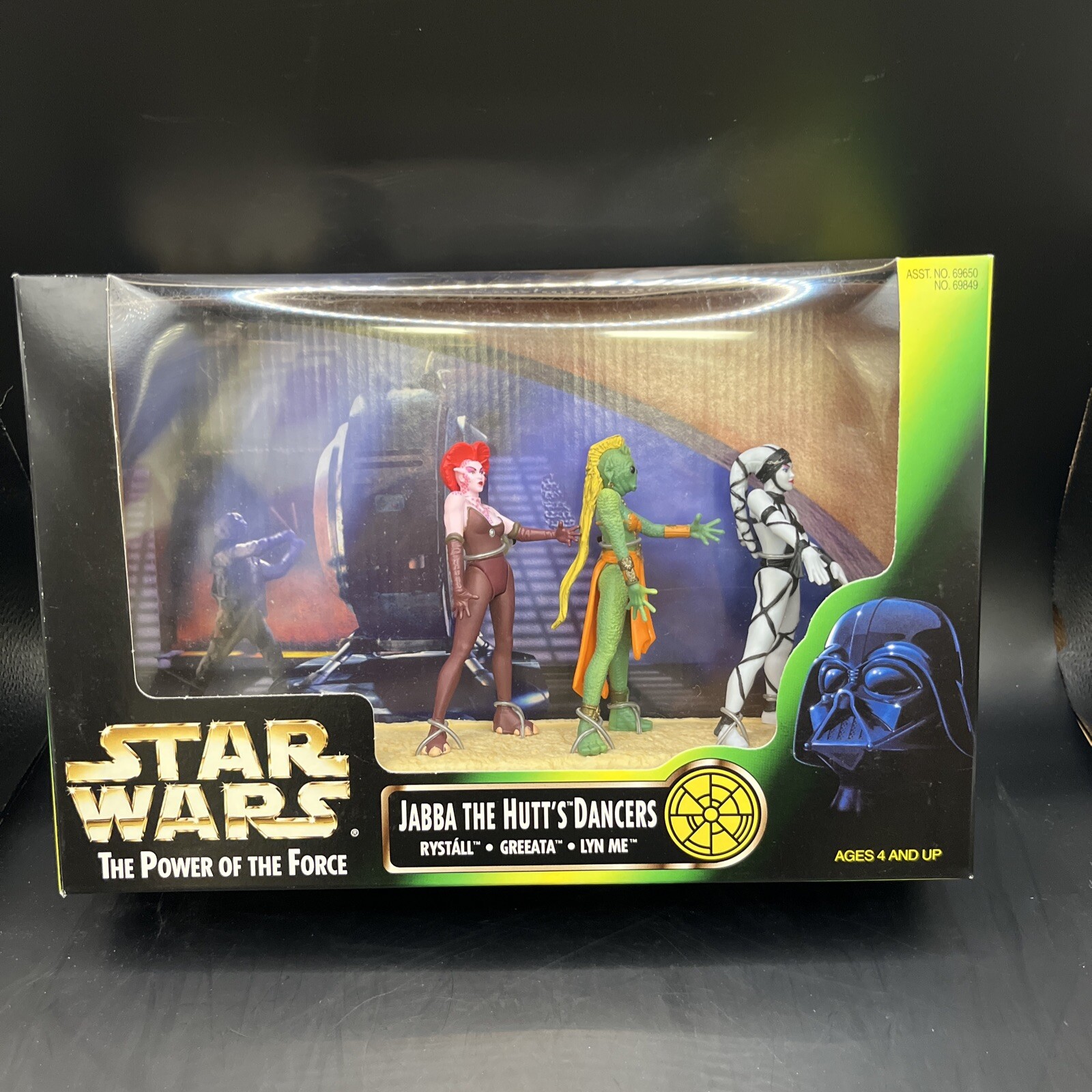 Hasbro 1997 Star Wars Power of the Force POTF Jabba the Hutt's Dancers ...