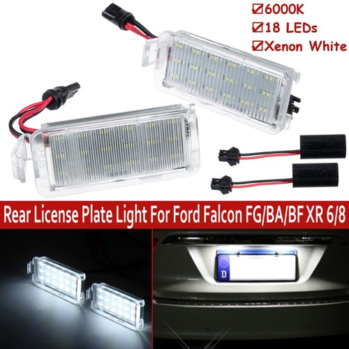 2x LED License Number Plate Light Lamp For Ford Falcon FG/BA/BF XR 6/8 ...
