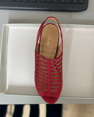 Used Nurture Vivicah Lorenz Red Slingback Shoes – Women Size 6.5M | eBay