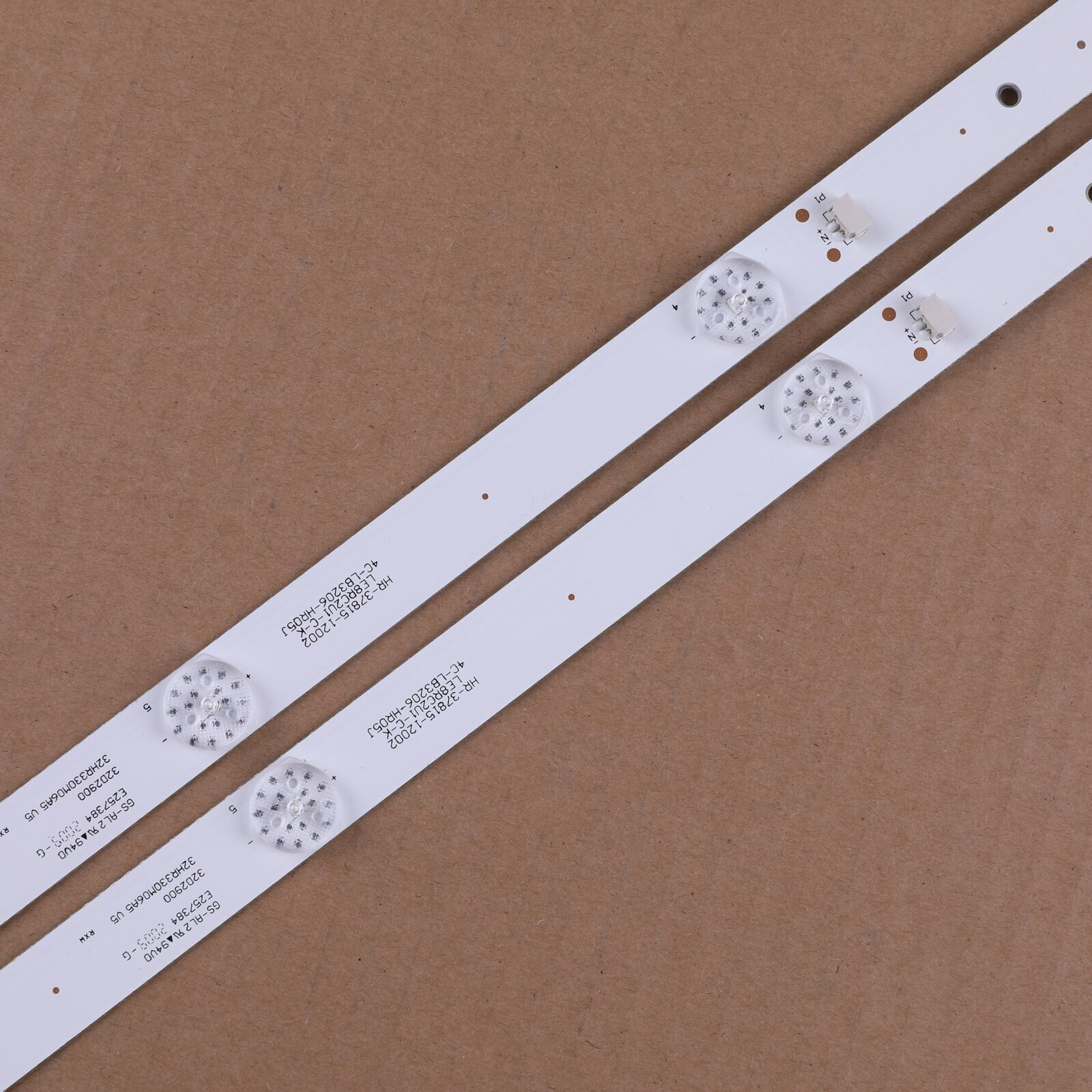 2pcs LED Strips for 32HR330M06A5 V5 L32S4900s 4C-LB3206-HR03J HR01J TOT ...