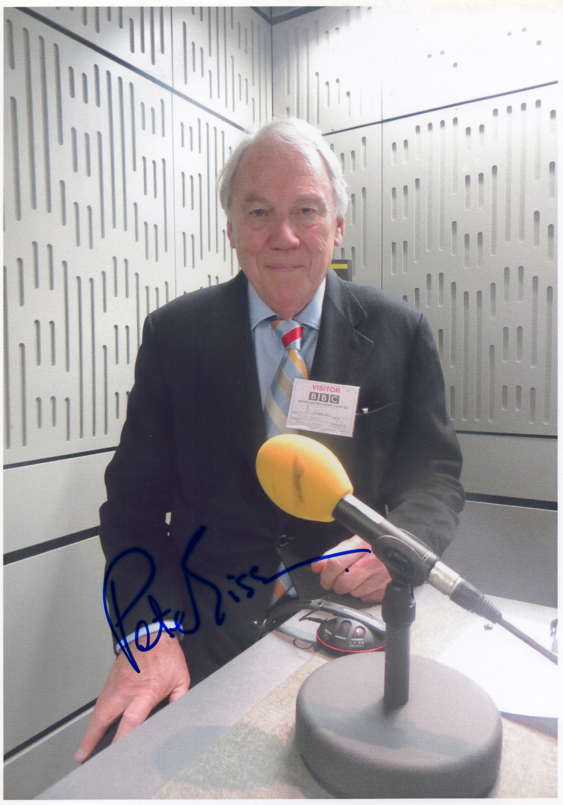 PETER SISSONS - Signed 12x8 Photograph - TV - NEWS READER | eBay