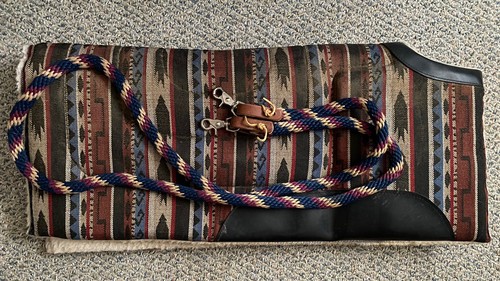 Mustang Navajo Cutback Built-up Western Saddle Pad with Matching Weaver ...