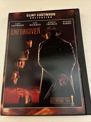 Unforgiven (DVD, 1997, Widescreen, Snap Case) Clint Eastwood, Gene ...