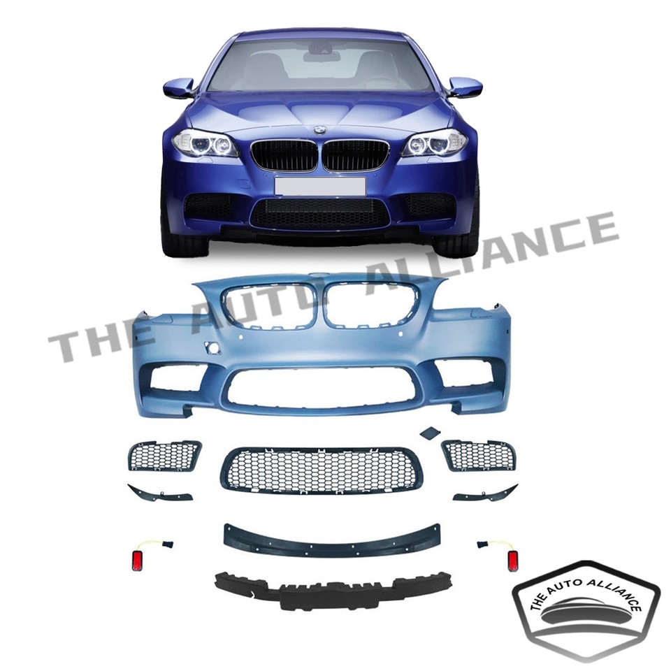For 2011-2017 BMW 528i 5Series F10 to M5 Style Front Bumper Cover ...