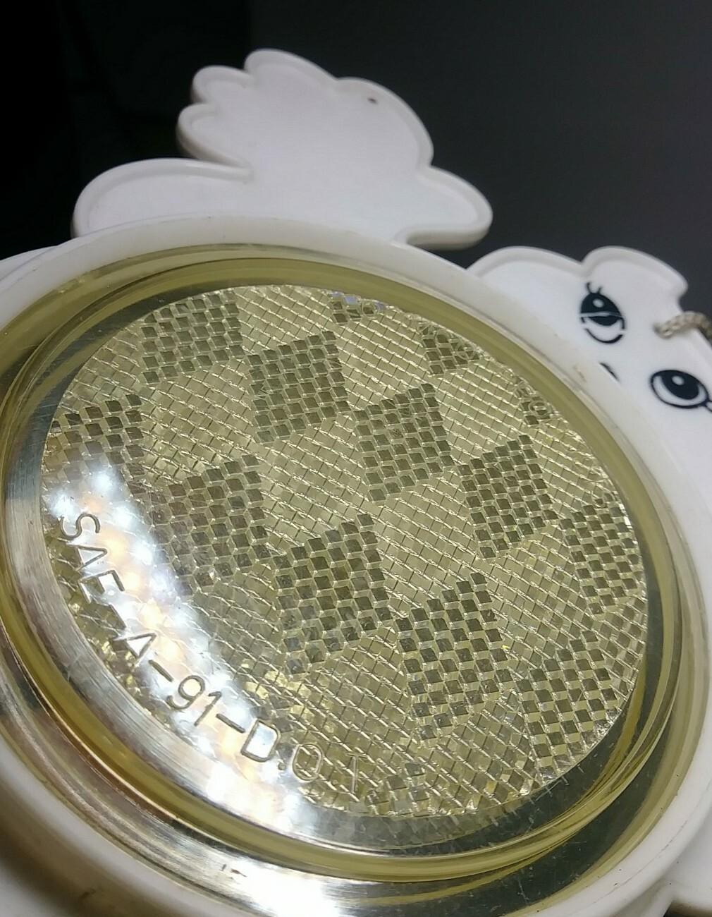 5 Halloween Reflectors Necklaces or Tree Hangers Loomco Ghost Safety ...