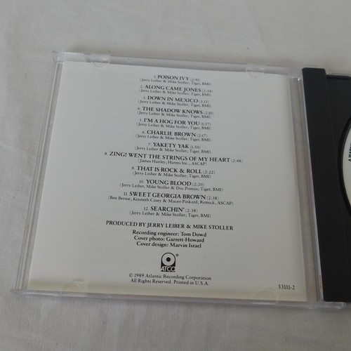 The Coasters Greatest Hits CD 1989 Warner Brothers Rock n Roll R&B Doo ...