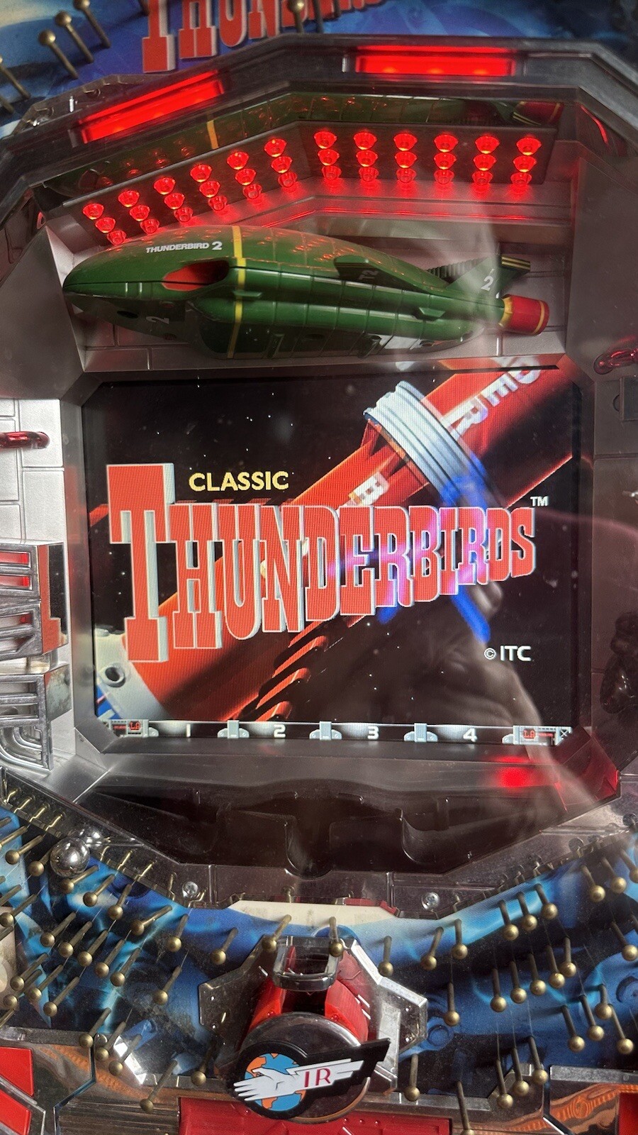 THUNDERBIRDS Classic Pachinko Machine FUJI Slot Arcade PINBALL w/Balls ...