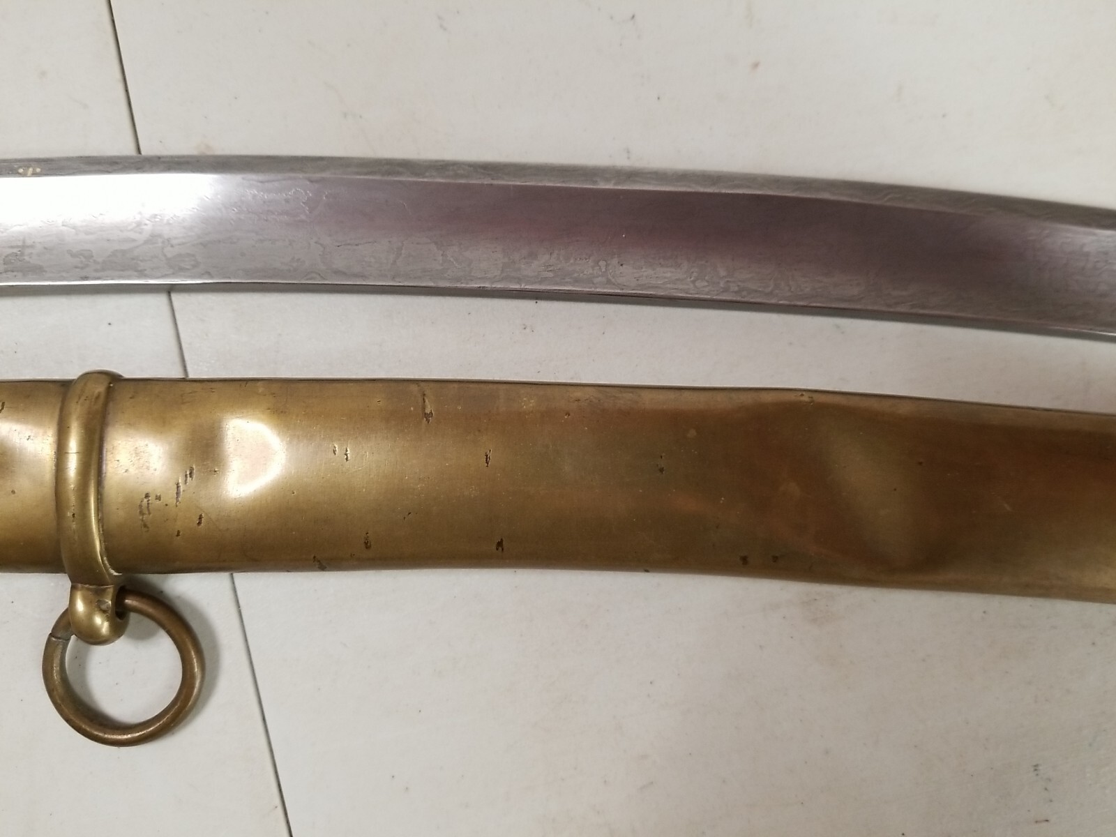 Damascus British P1796 Lion Headed Cavalry Officers Sword Saber w ...