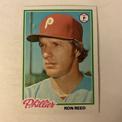 1978 Topps Baseball Ron Reed Philadelphia Phillies Card #472 | eBay
