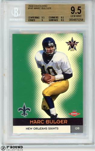 Marc Bulger RC BGS 9.5: 2000 Vanguard Rookie Card /762 POP 3 | eBay