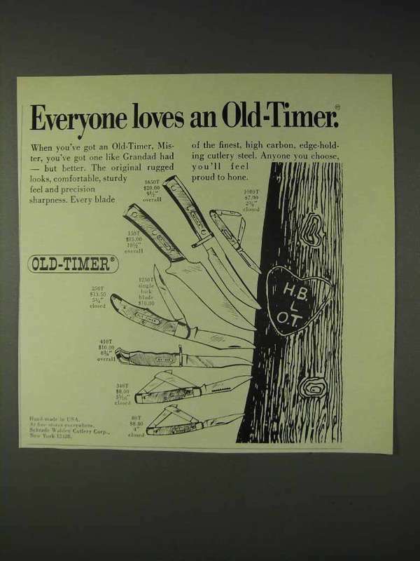 1973 Old-Timer Knives Ad - 80T 340T 410T 250T 150T | eBay