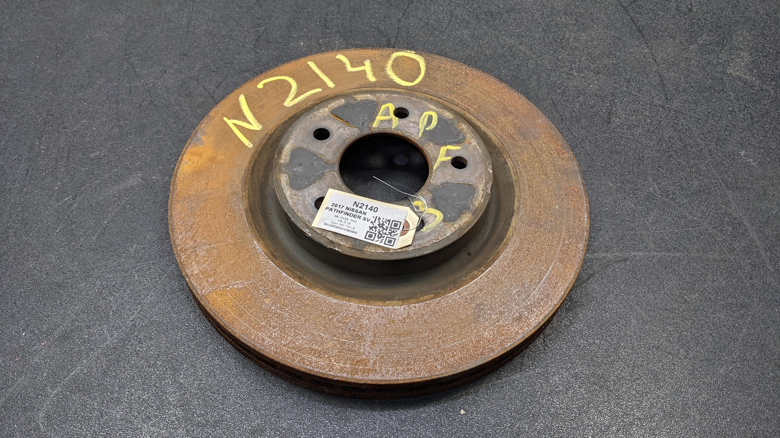 Front Left / Right Brake Rotor Disc 2017 Nissan Pathfinder 40206-3JA0C ...