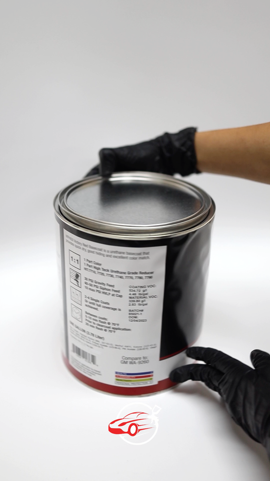 High Teck Victory Red Basecoat Paint, Reducer, Clearcoat Gallon Kit! GM ...