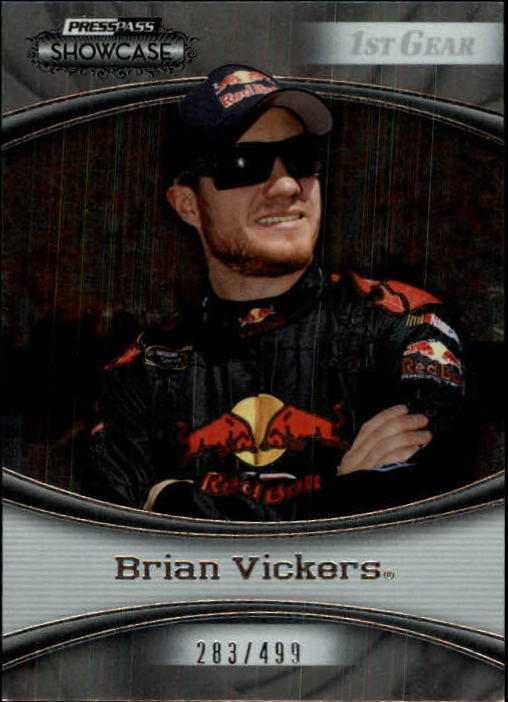 2009 Press Pass Showcase #12 Brian Vickers /499 | eBay
