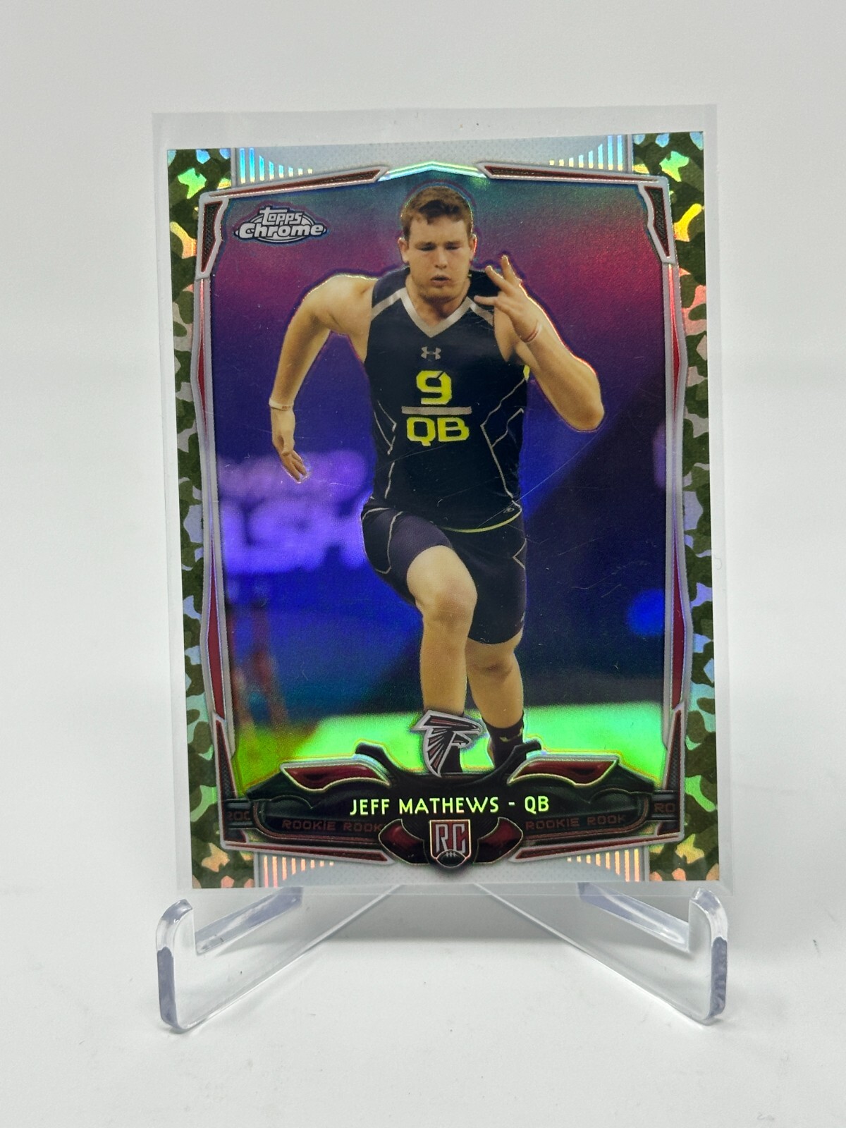 2014 Topps Chrome Football Jeff Matthews Camo Card #113 #006/499 | eBay