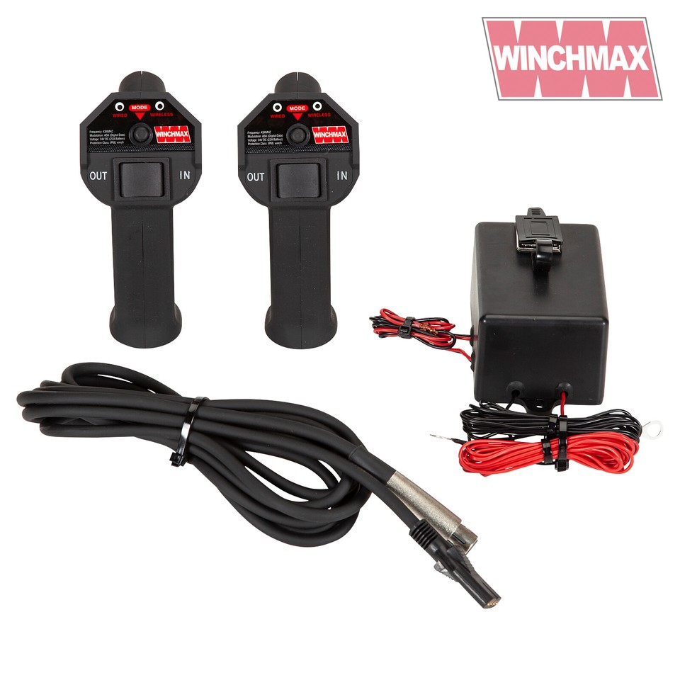 WIRELESS HYDRAULIC WINCH INSTALLATION KIT VALVE HOSES CONTROL GEAR 12V ...