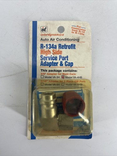 Interdynamics R-134a Retrofit High Side Service Port Adapter VA-4HB | eBay