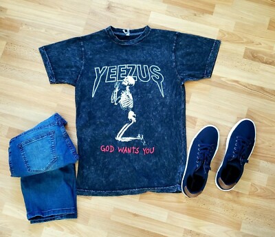 Yeezus Skeleton praying shirt vintage officially licensed | eBay