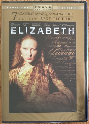 Elizabeth DVD with Cate Blanchett, Geoffrey Rush, Christopher Eccleston ...