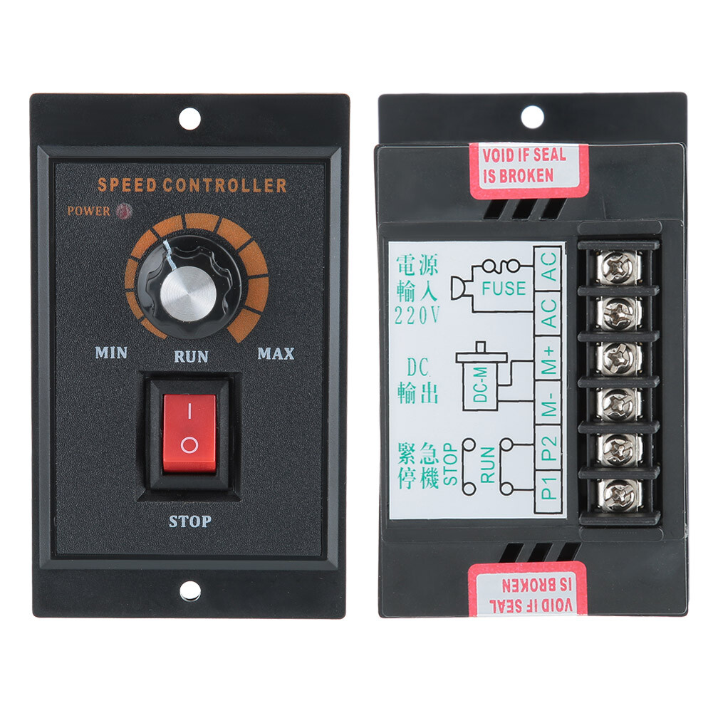 DC-51 Speed Controller ABS Housing Permanent Magnet Motor 220VAC Input ...