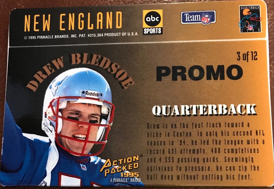 1995 Action Packed Monday Night Football Promo Drew Bledsoe, N.E ...
