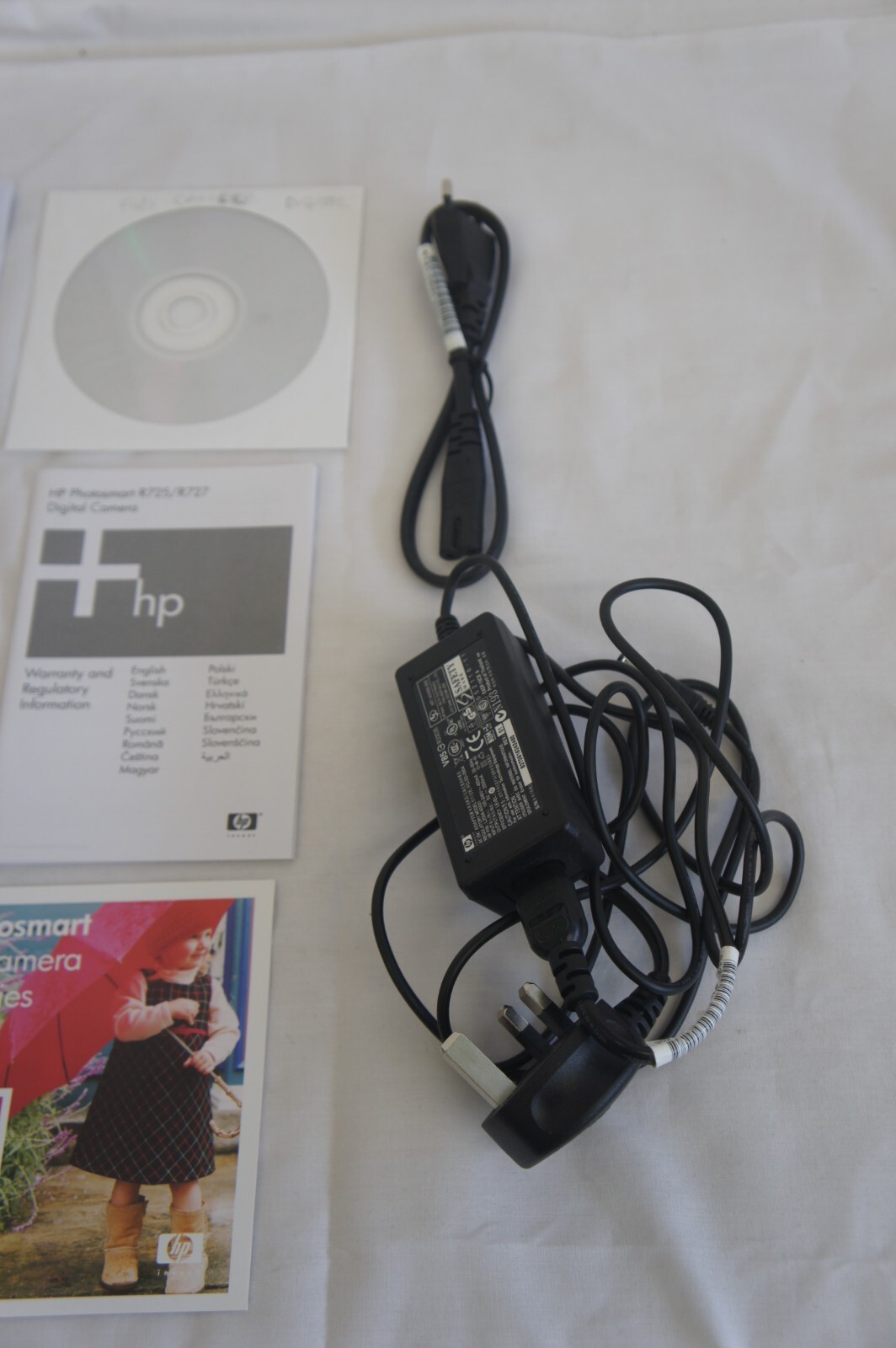 HP+Photosmart+R727+6.2MP+Compact+Digital+Camera+Silver+Tested for sale ...