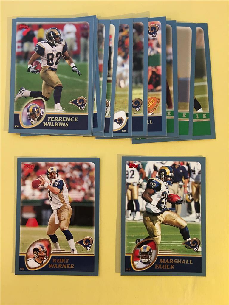 2003 Topps St. Louis Rams Team Set 13 Cards Gold Letter | eBay