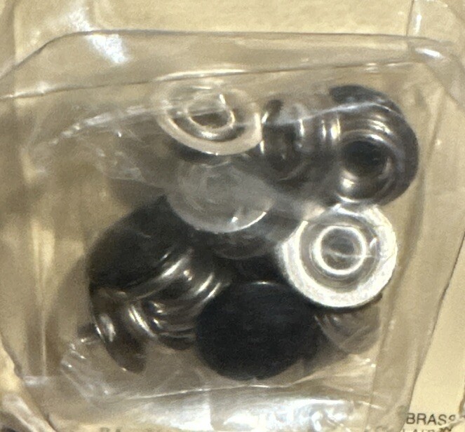Dritz Heavy Duty Snaps Black * Size 24 5/8” * 7 Complete Brass Snaps | eBay