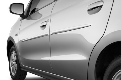 2017 MITSUBISHI MIRAGE BODY SIDE MOLDING ( STARLIGHT SILVER ) MZ330475 ...