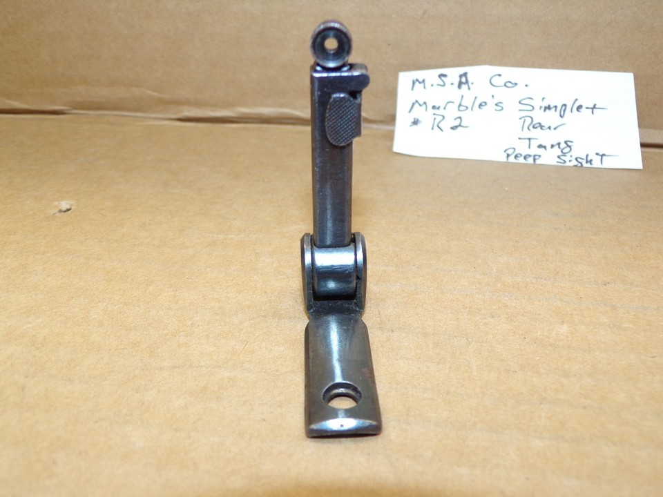 Vintage Marbles R2 Simplex Rear Tang Peep Sight For Remington No. 2 & 3 ...